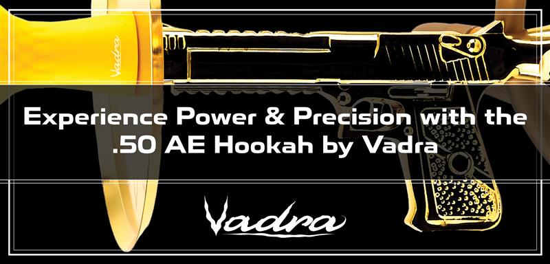 Experience Power & Precision with the .50 AE Hookah by Vadra