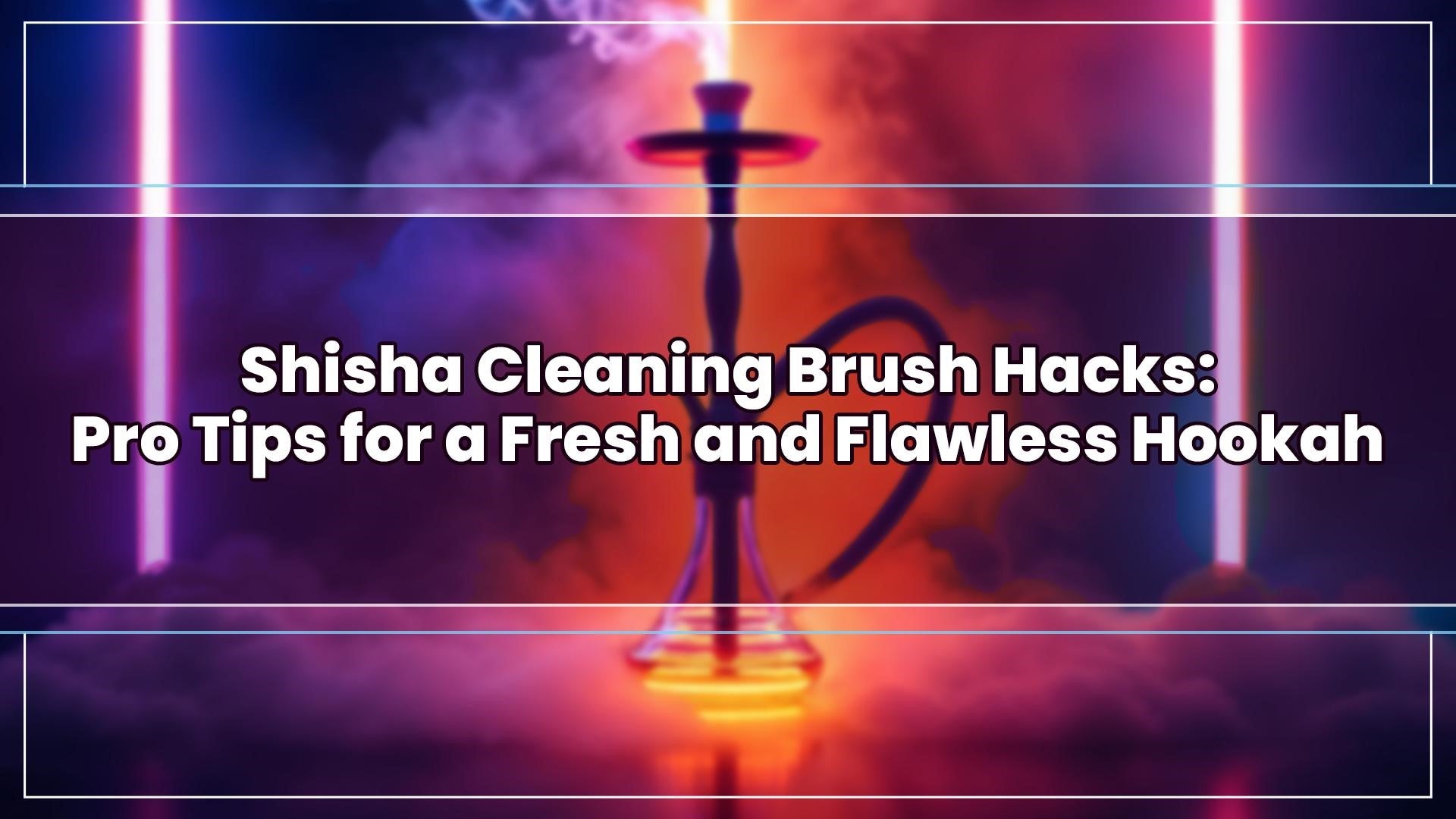 Shisha Cleaning Brush Hacks: Keep Your Hookah Fresh | Shop Vadra